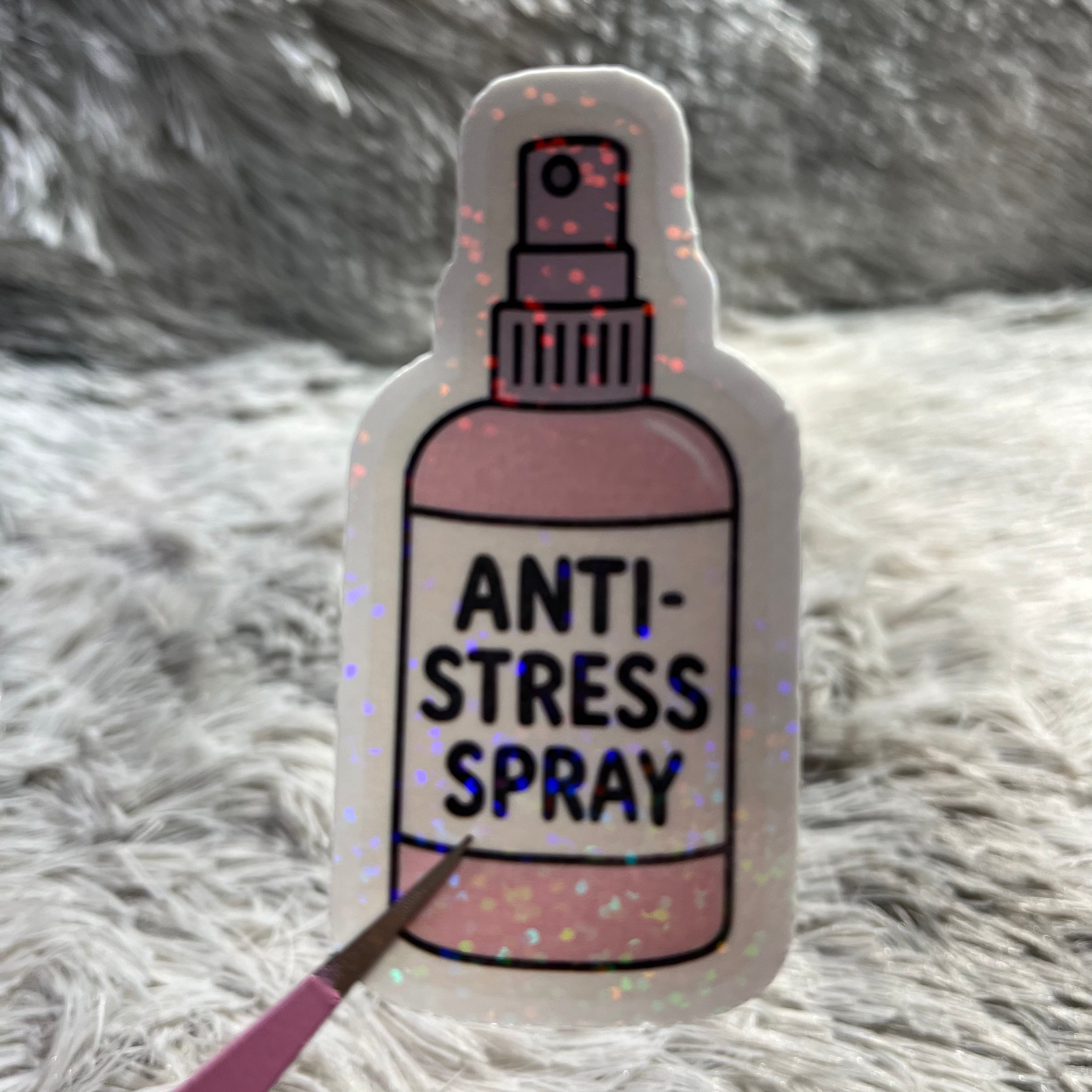 "Anti-Stress Spray" Sticker – JeStore